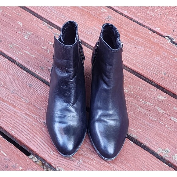 Frye | Shoes | Frye Womens Shoes Judith Double Zip Boots Black Leather ...